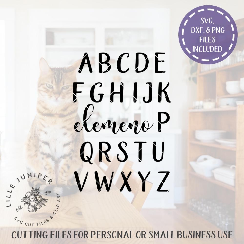 Elemeno P SVG | Nursery SVG | Alphabet Sign Design - So Fontsy
