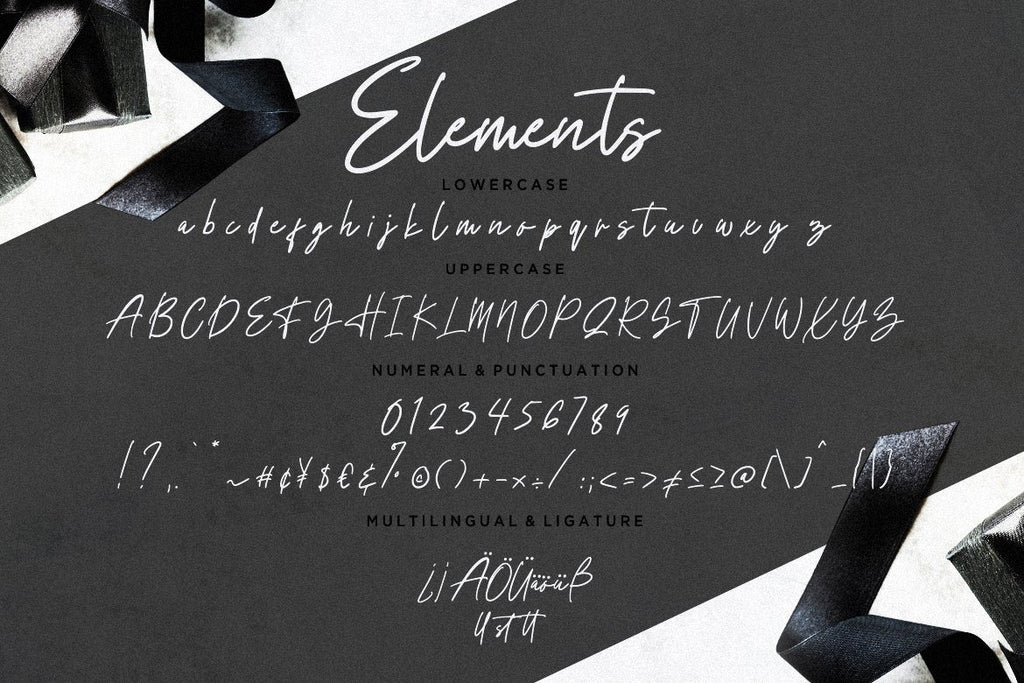 Elements Signature Script - So Fontsy