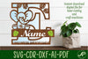 Elephant Capital Monogram Letter E SVG - So Fontsy