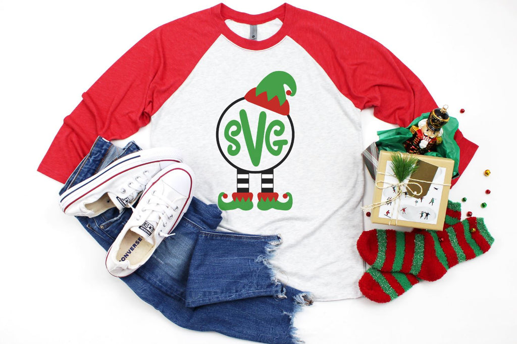 Elf Monogram Frame - So Fontsy