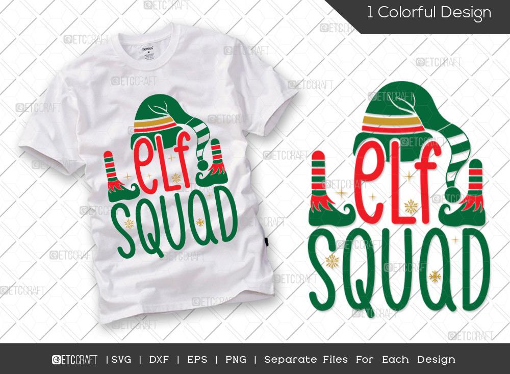 Elf Squad SVG Cut File | Elf Svg | Squad Svg | Elf Hat Svg | Elf Crew ...