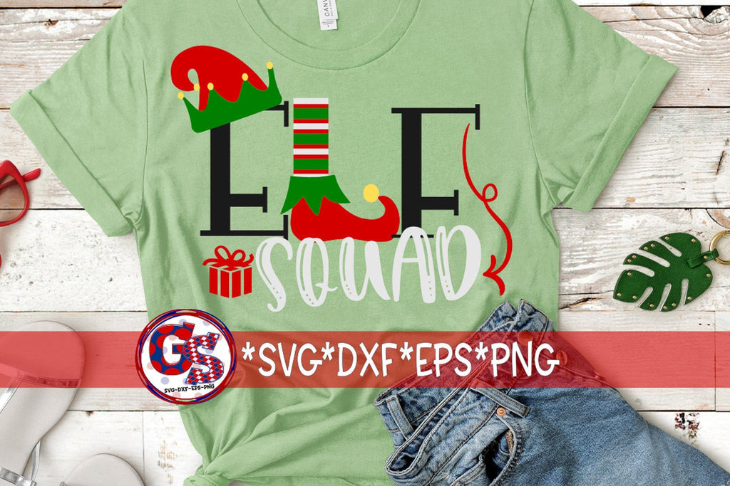 Elf Squad SVG DXF EPS PNG-Christmas SVG - So Fontsy