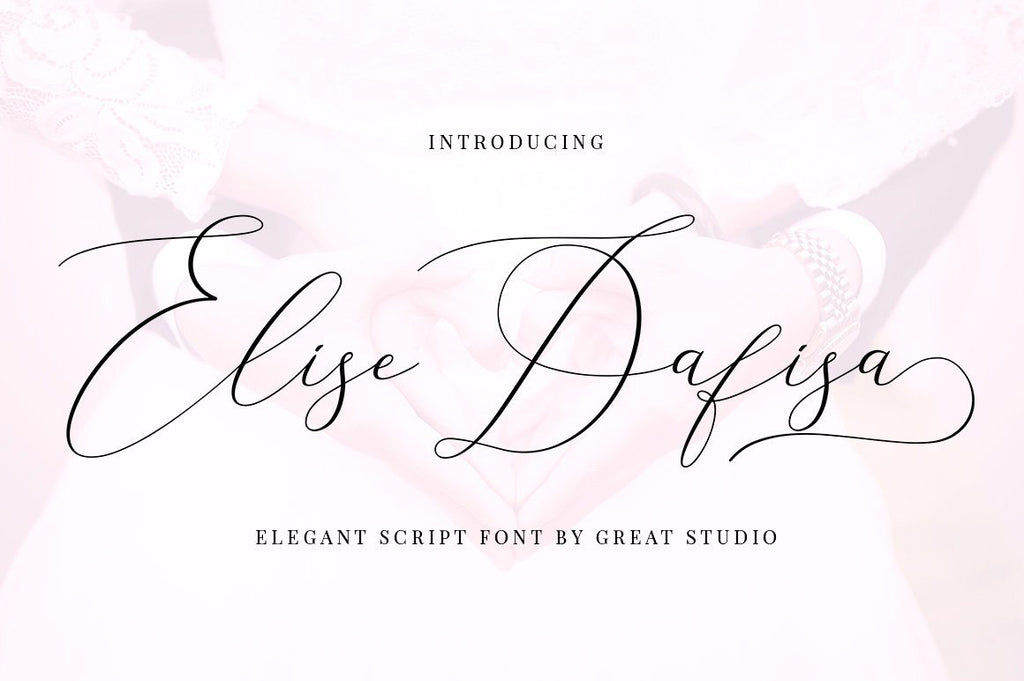 Elise Dafisa - Elegant Script Font - So Fontsy