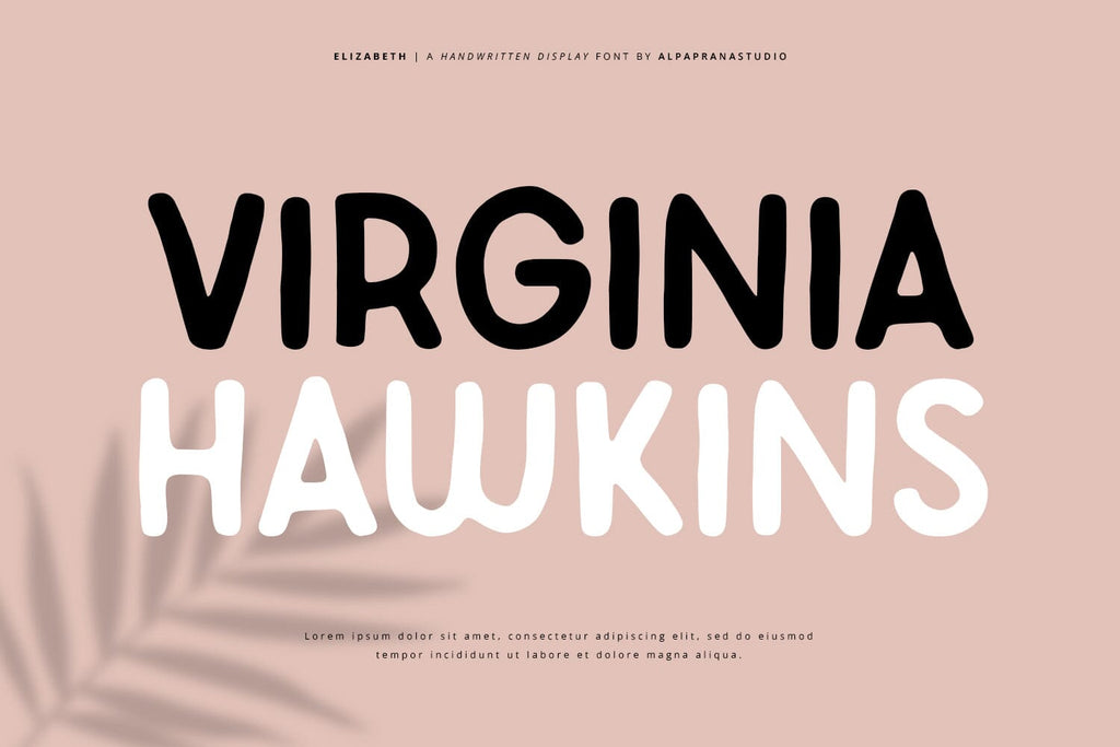 Elizabeth - Handwritten Font - So Fontsy