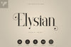 Elysian - serif font - So Fontsy