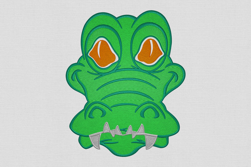 Embroidery design, Alligator Face - So Fontsy