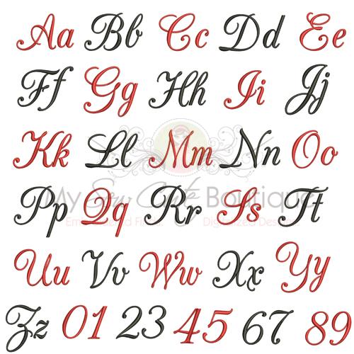 Embroidery Font Small Mini Machine BX Alphabet PES Designs - Small BX ...