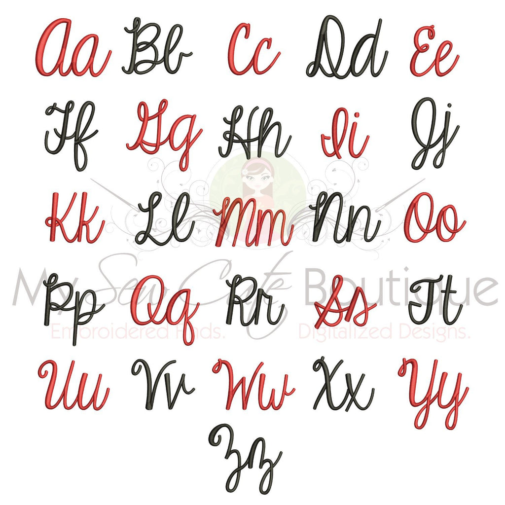 Embroidery Fonts Designs for BX Machine Monogram PES Files ...