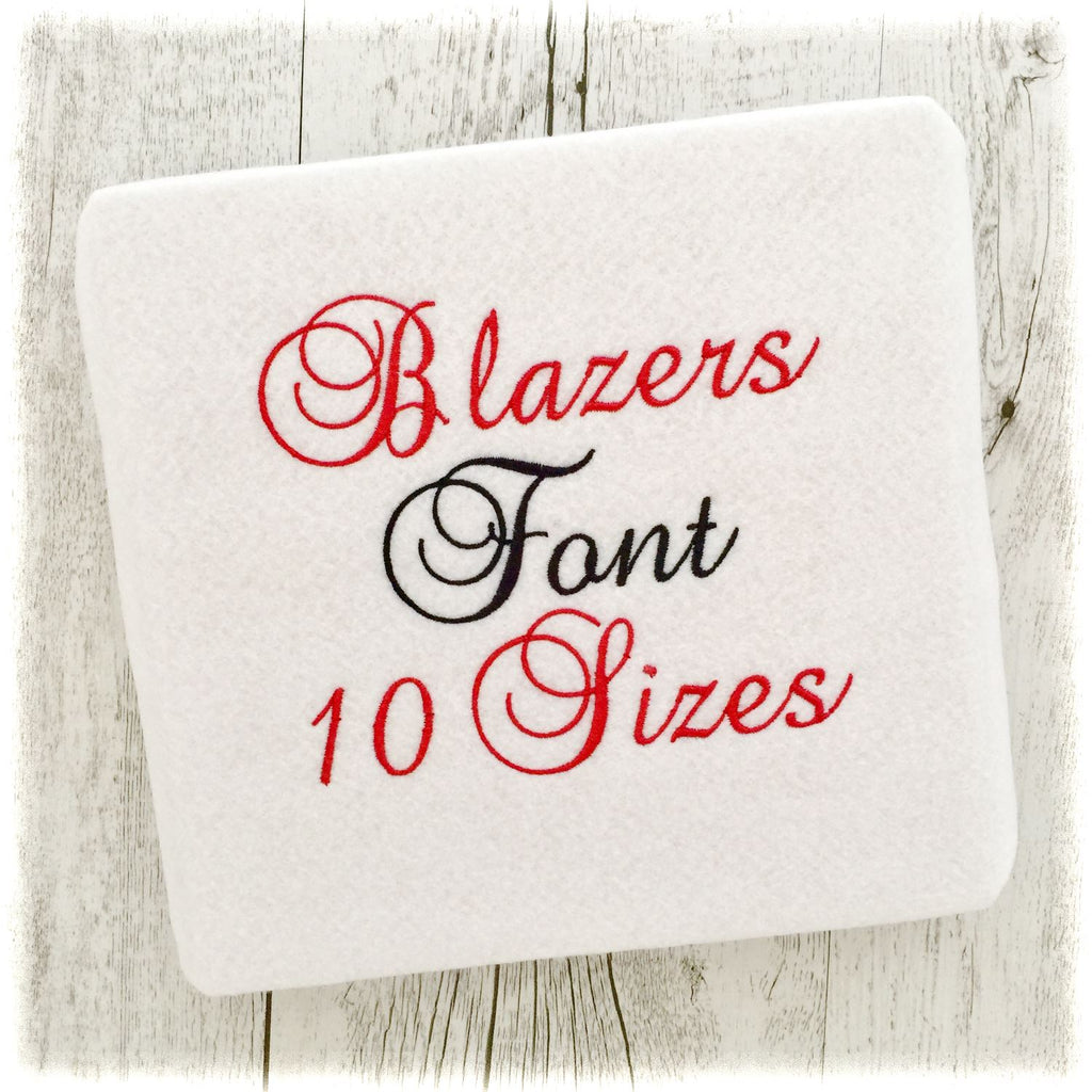 Embroidery Fonts PES Machine Cursive Alphabets Files Designs - PES ...