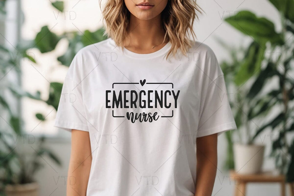 Emergency Nurse Svg files, ER Nurse Svg, Gift for ED RN, Emergency ...