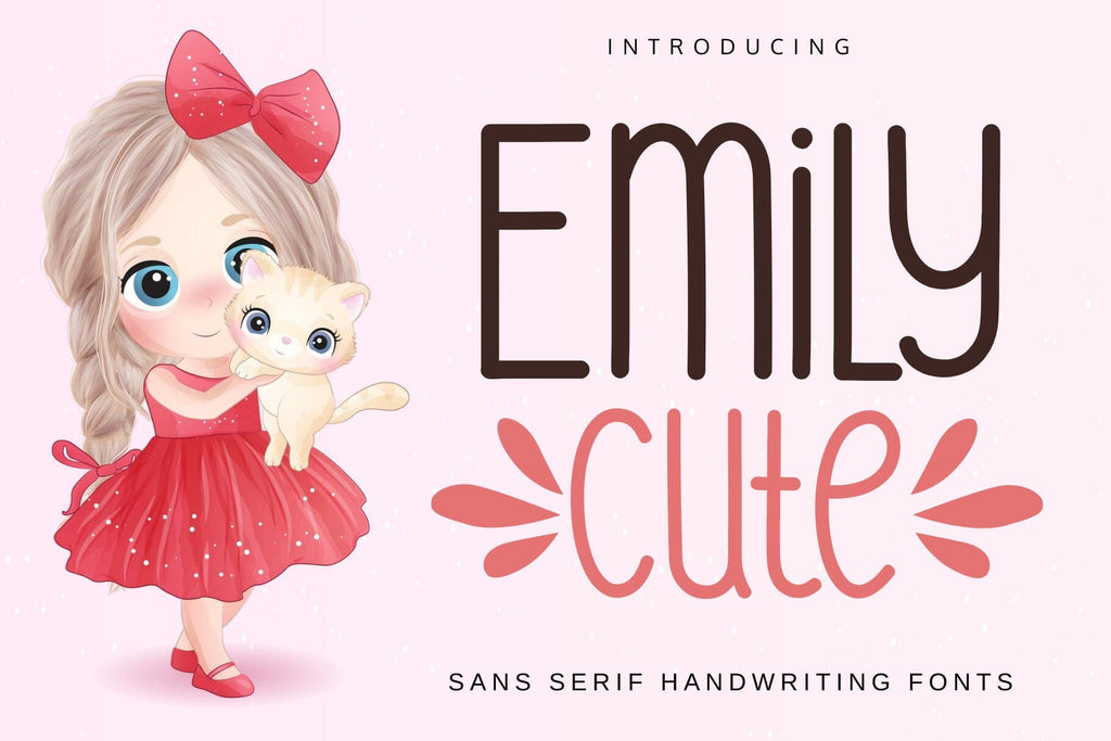 Emily Cute Font - So Fontsy