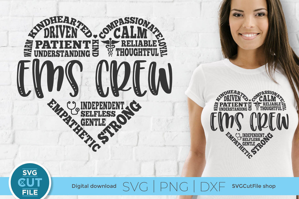 EMS Crew, a First Responder Emergency svg - So Fontsy