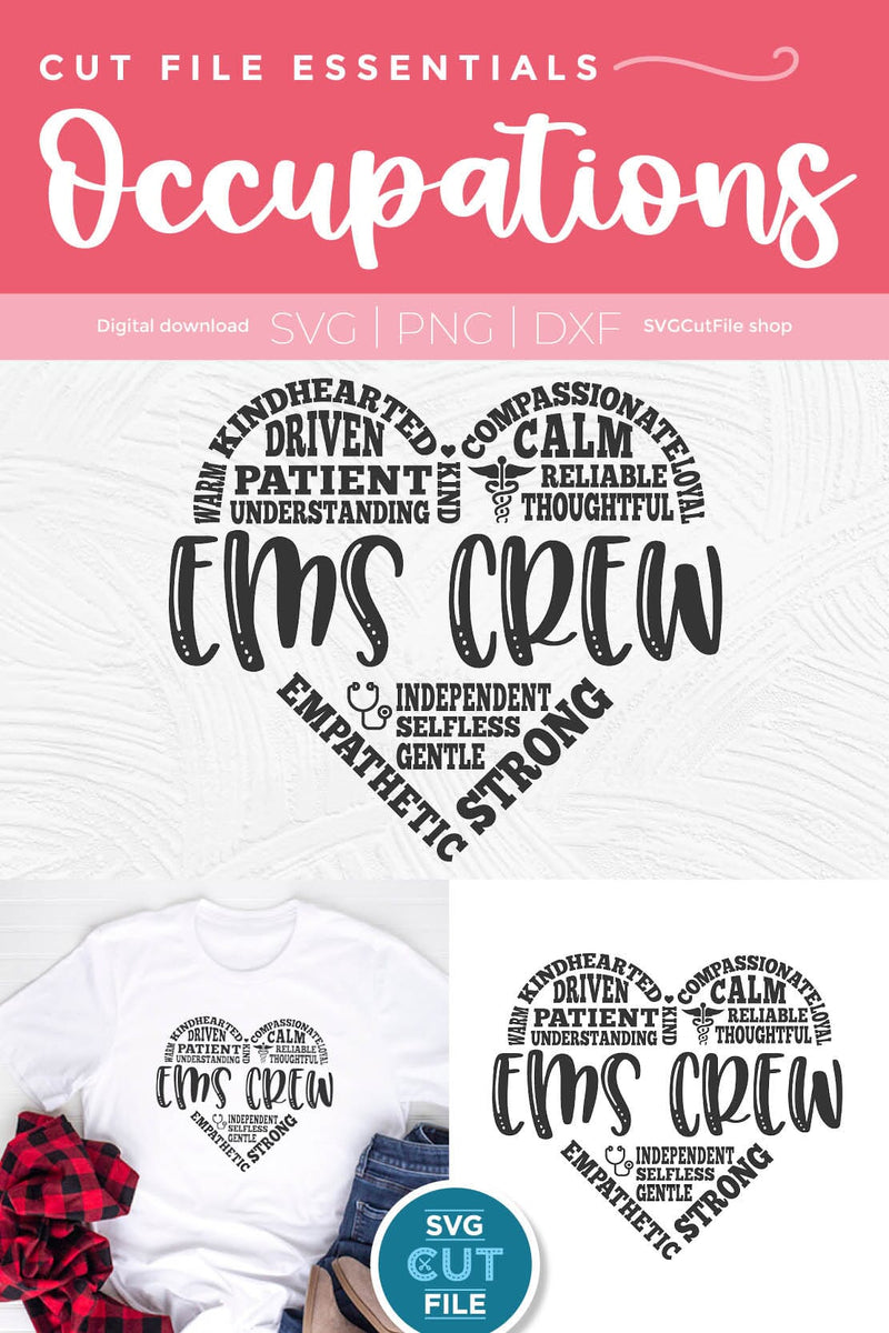 EMS Crew, a First Responder Emergency svg - So Fontsy