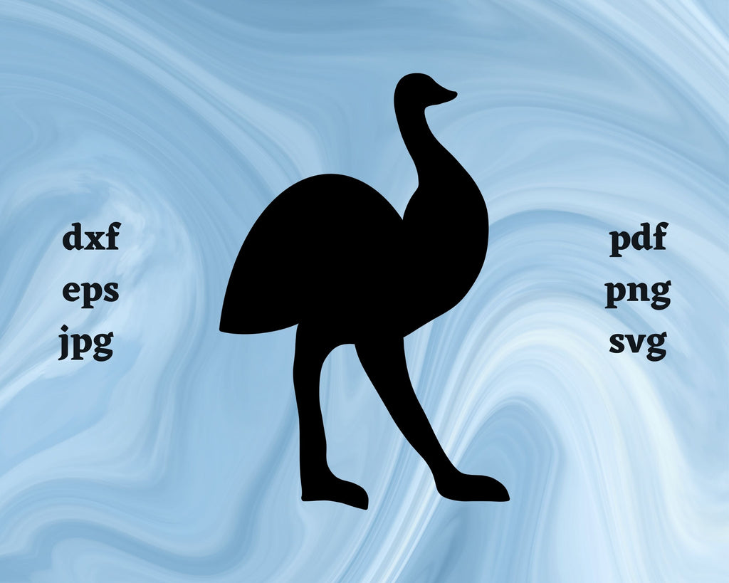 Emu SVG Cut File - So Fontsy