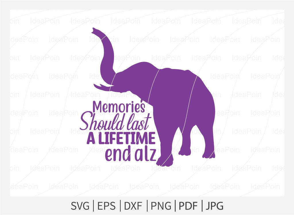End Alzheimers svg, Alzheimer's Awareness Svg Bundle, Purple Ribbon Svg ...