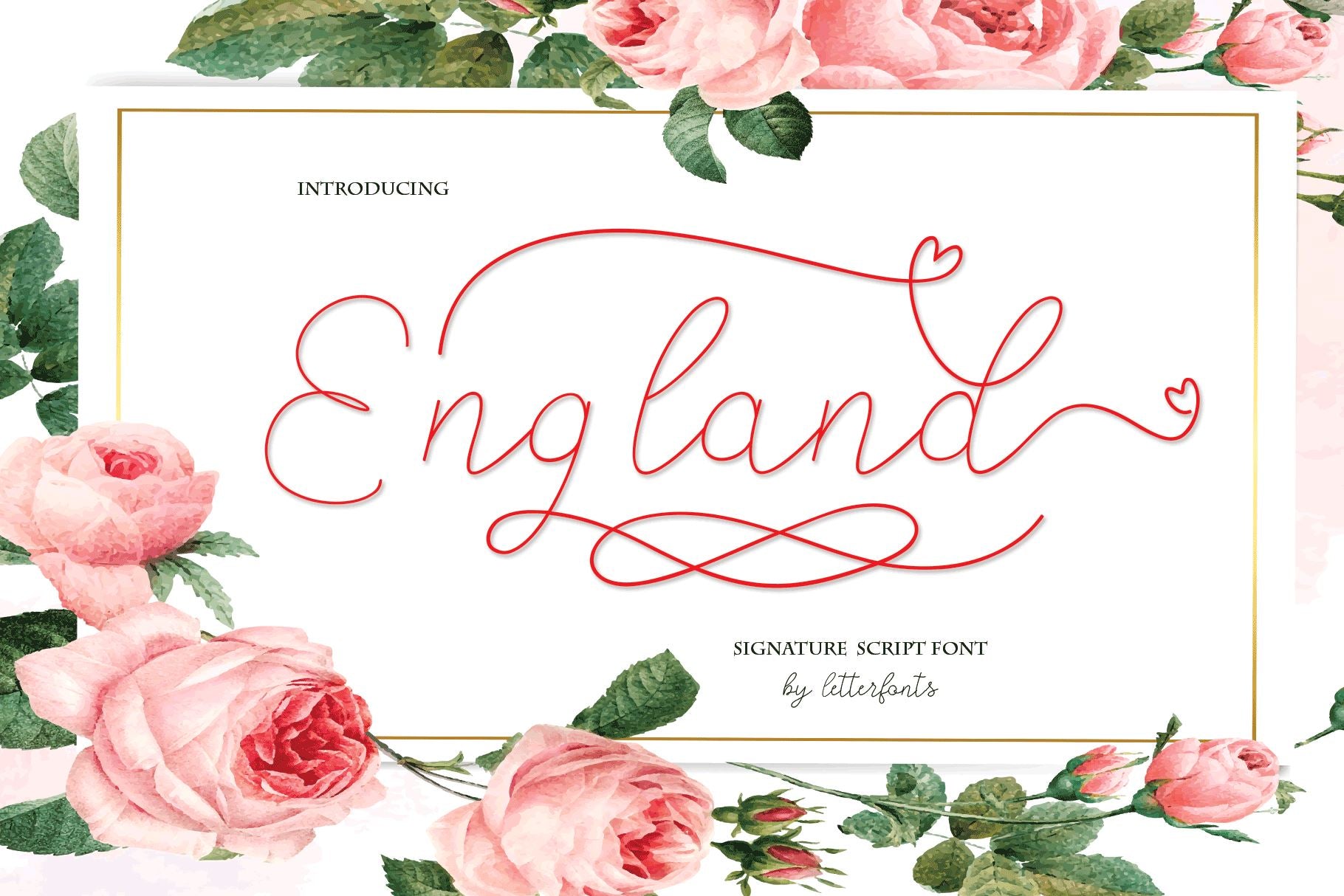 England Script - So Fontsy