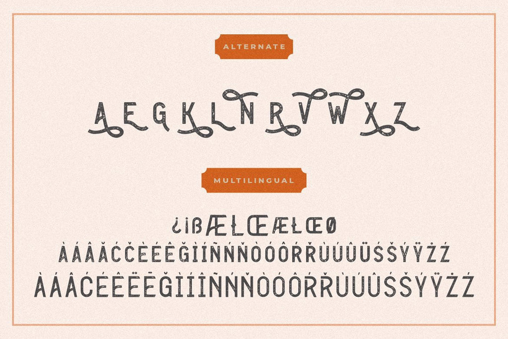 Enternal Vintage Stamp Typeface - So Fontsy