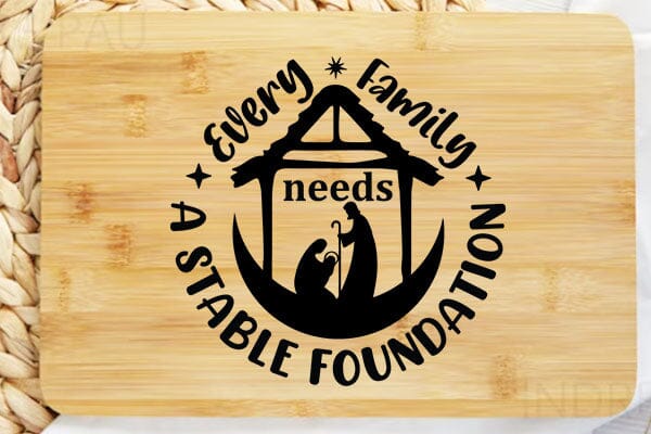 Every Family Needs A Stable Foundation - So Fontsy
