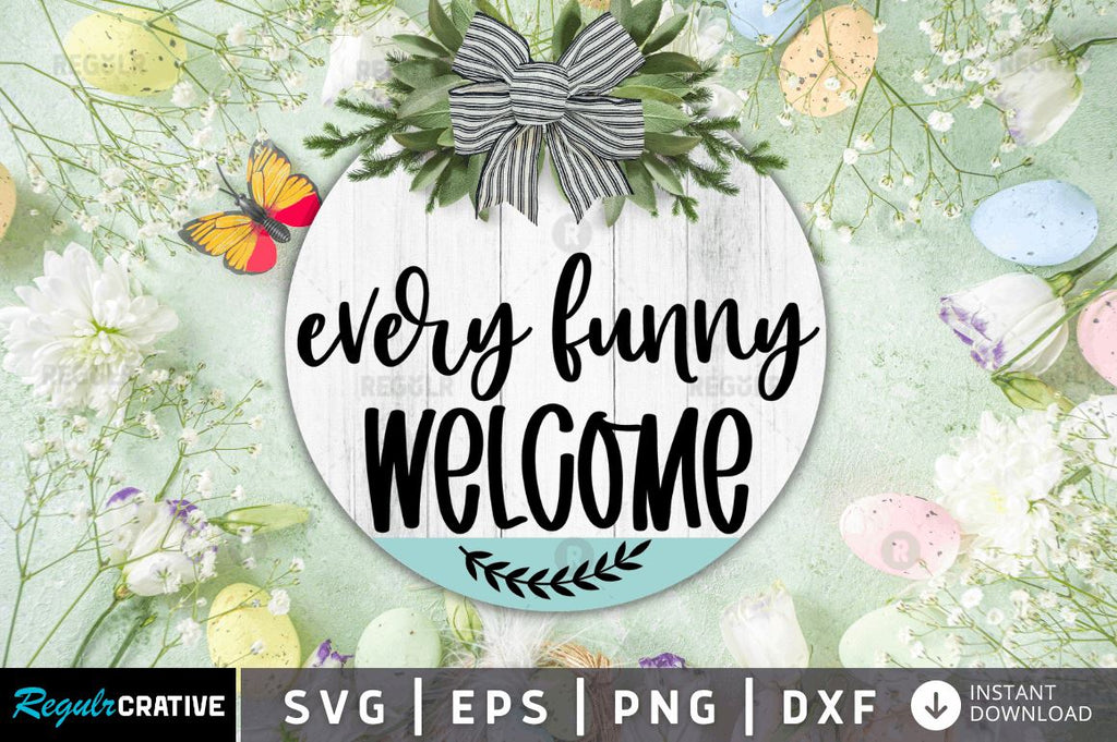 Every funny welcome SVG - So Fontsy