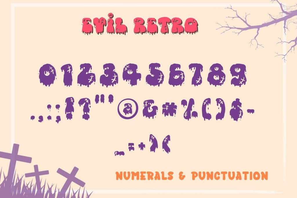 Evil - Fun Display Font - So Fontsy