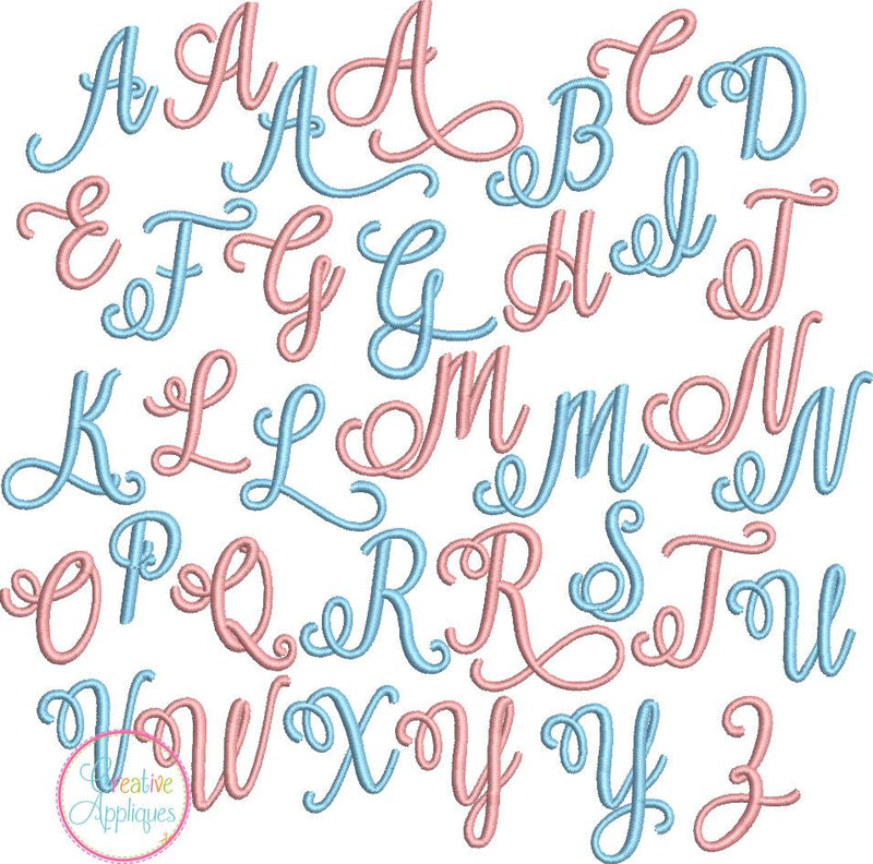 EXCLUSIVE So Fontsy Embroidery Font