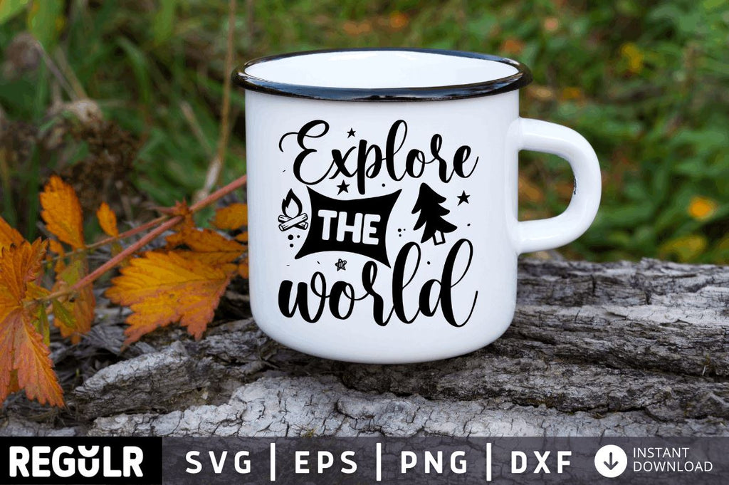 Explore the world SVG - So Fontsy