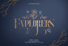 Explorers - Serif font + Extras - So Fontsy