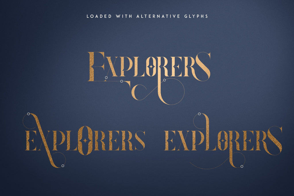 Explorers - Serif font + Extras - So Fontsy