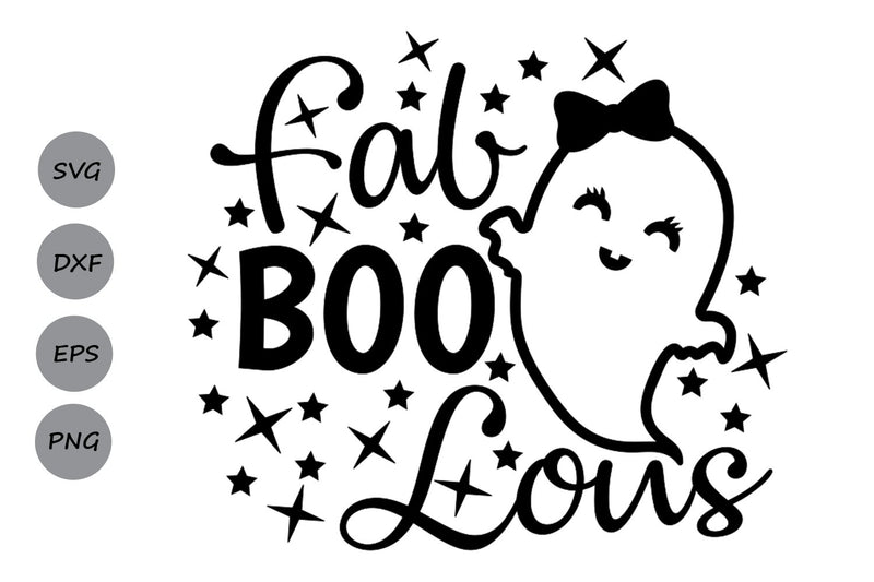 Fab boo lous| Halloween SVG Cutting Files - So Fontsy