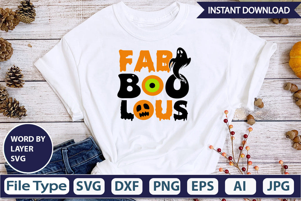 Fab Boo Lous SVG Cut File - So Fontsy