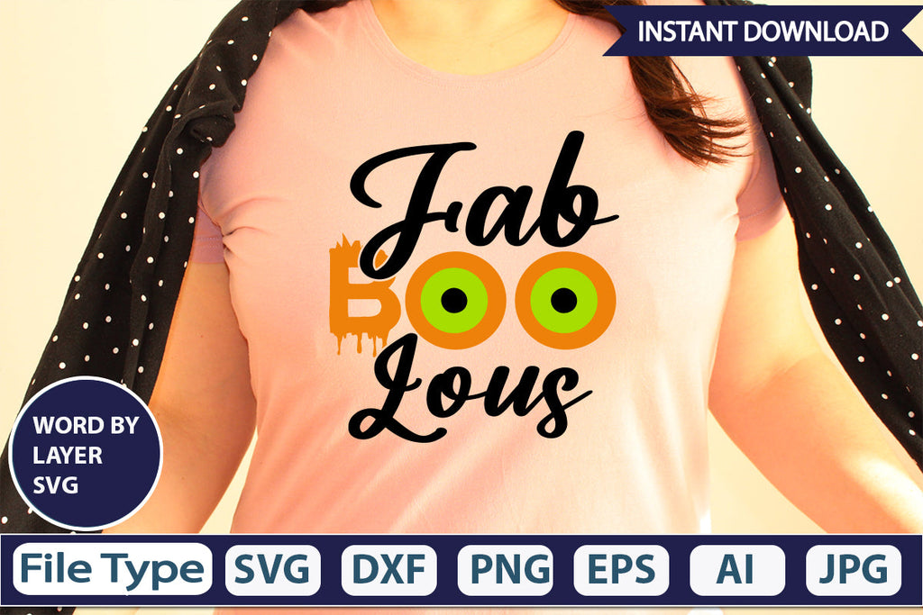 Fab Boo Lous SVG Cut File - So Fontsy