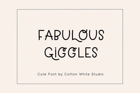 Fabulous Giggles - So Fontsy