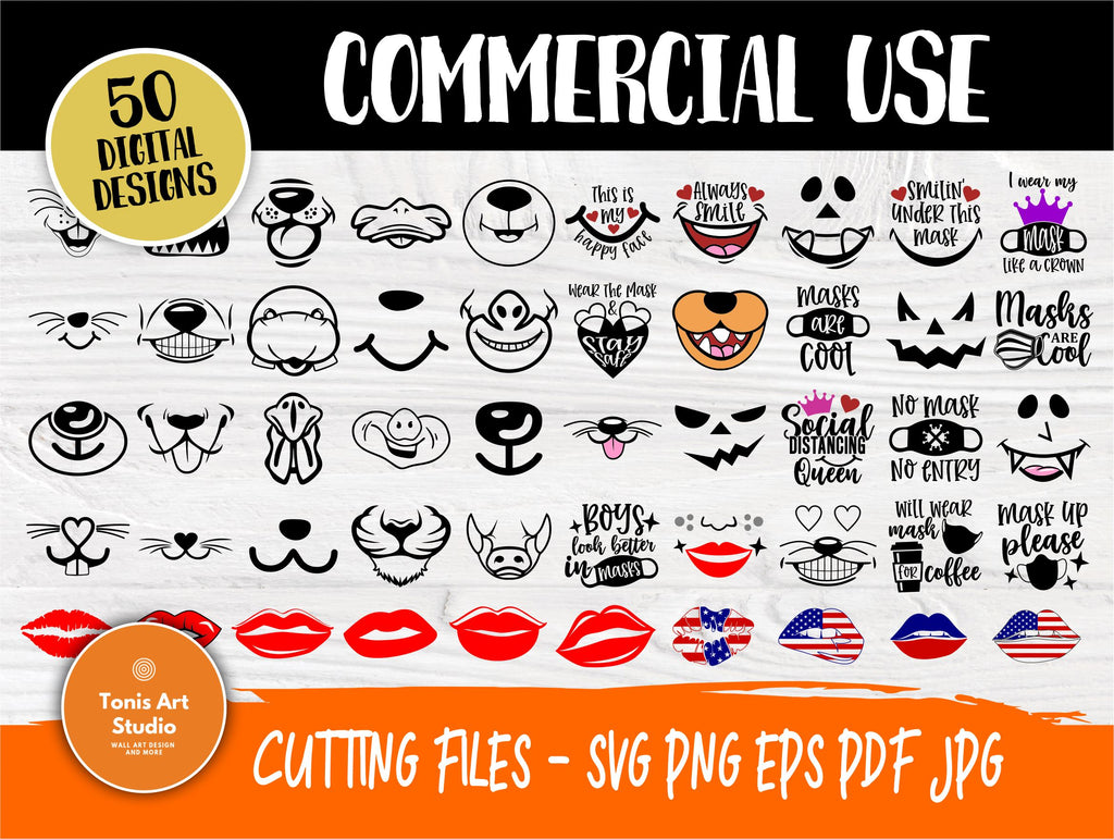 Face Mask Svg Bundle, Face Mask Quotes, Face Mask Sayings, Quarantine ...