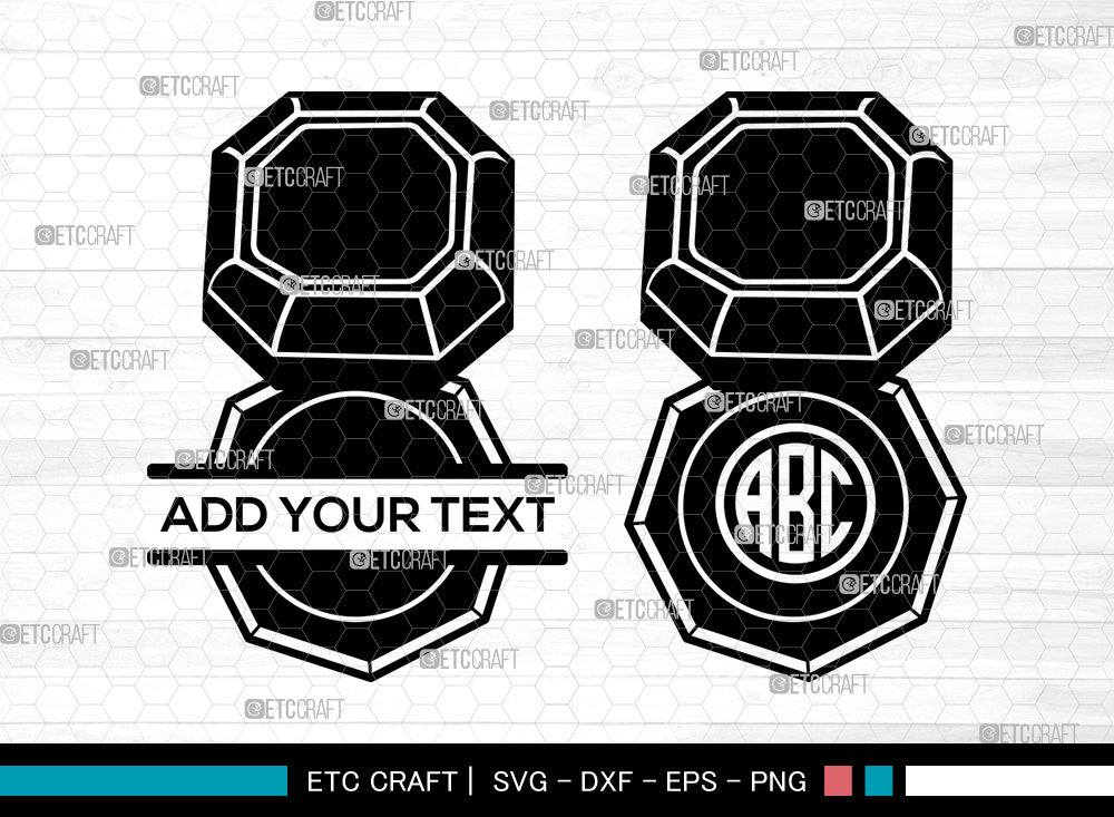 Face Powder Monogram Svg, Face Svg, Makeup Svg, Svg, Split Monogram Svg ...