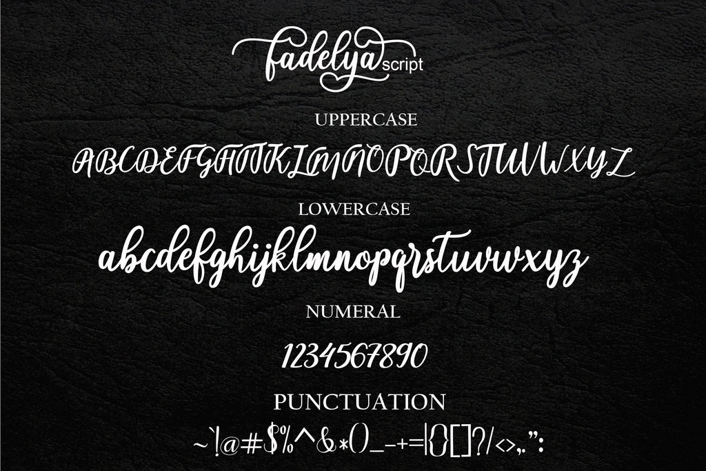 Fadelya script - So Fontsy