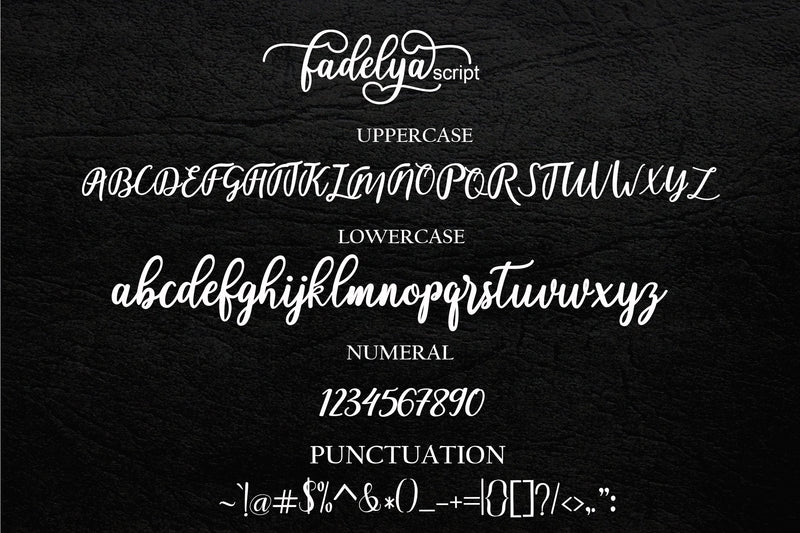Fadelya script - So Fontsy