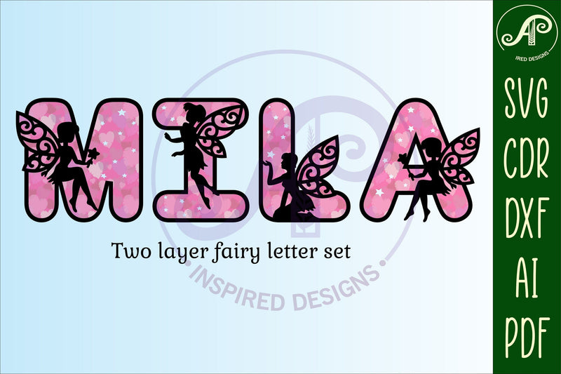 Fairy alphabet letters SVG - So Fontsy