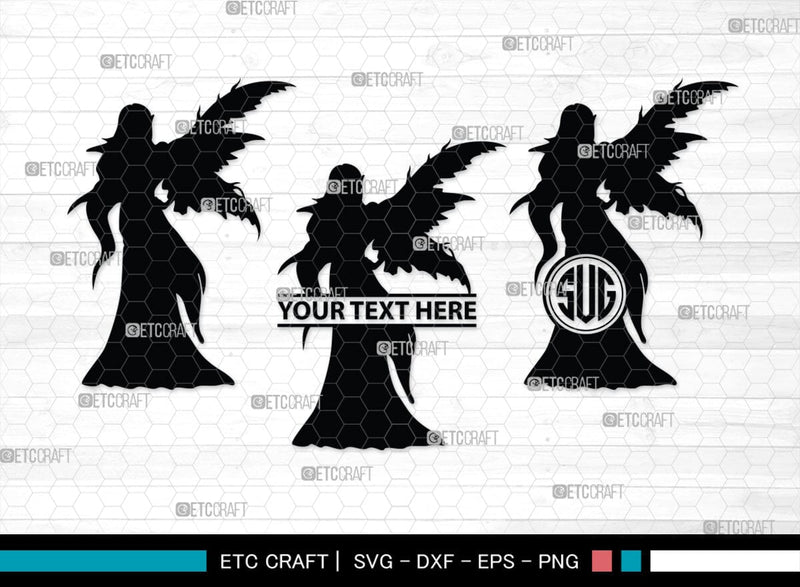 Fairy Monogram, Fairy Silhouette, Fairy SVG, Tooth Fairy Svg, Fairies ...