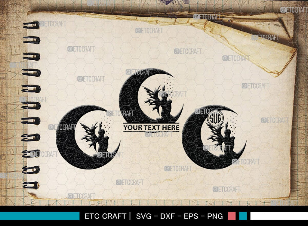 Fairy Monogram, Fairy Silhouette, Fairy SVG, Tooth Fairy Svg, Fairies ...