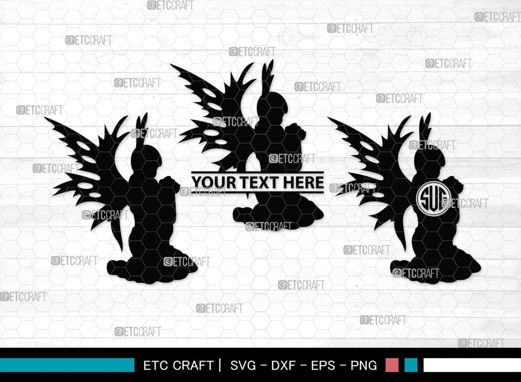 Fairy Monogram, Fairy Silhouette, Fairy SVG, Tooth Fairy Svg, Fairies ...