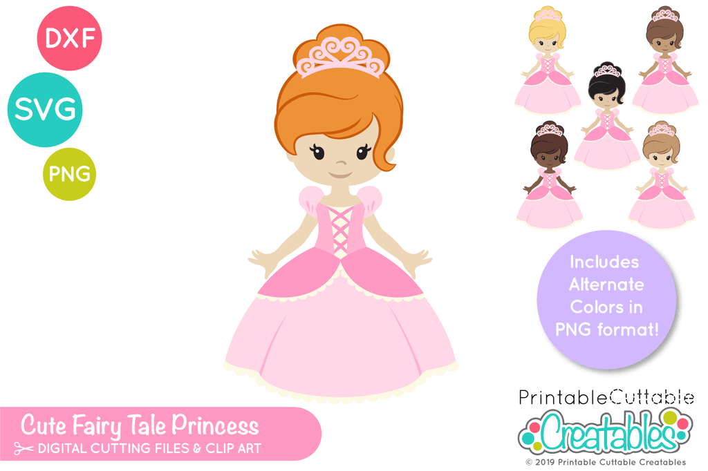 Fairy Tale Princess SVG - So Fontsy