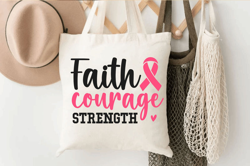 Faith courage strength SVG Design - So Fontsy
