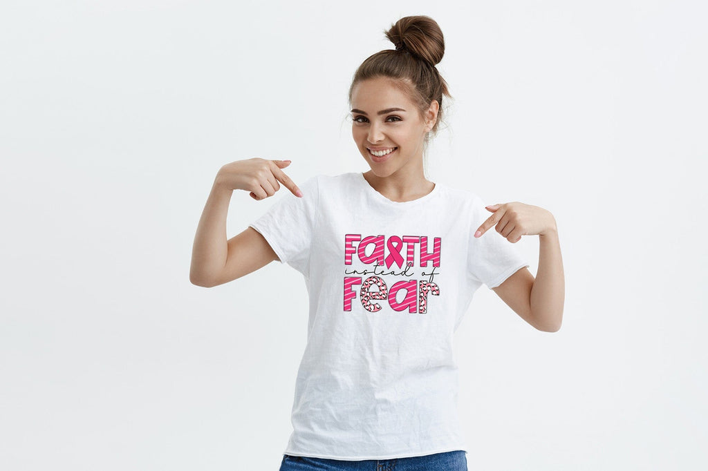 Faith instead of Fear, Beast Cancer PNG - So Fontsy