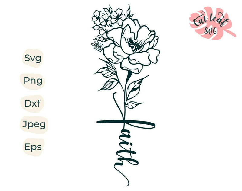 Faith svg, Christian svg, Cross svg, Religious svg, Jesus svg, Blessed ...