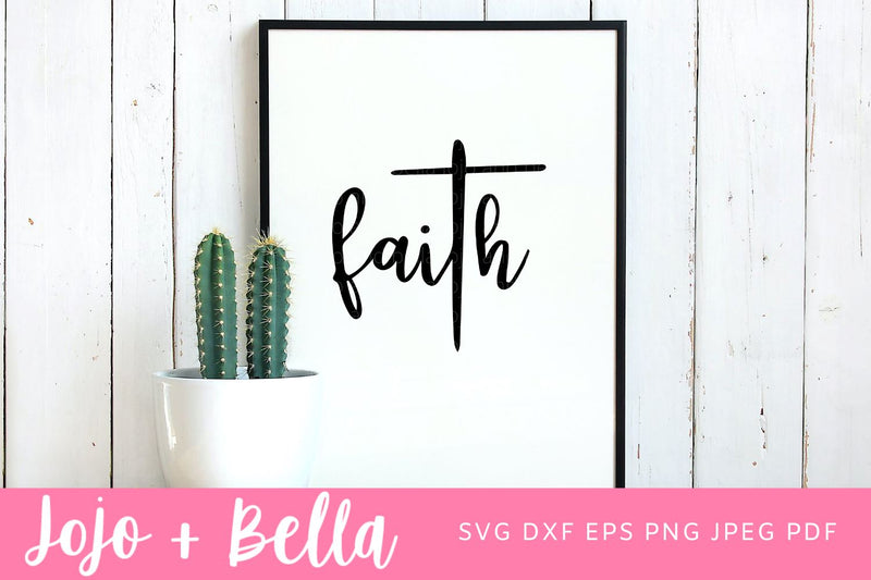 Faith Svg, Faith Dxf, Faith Printable, Face Iron On cut file, Faith Svg ...