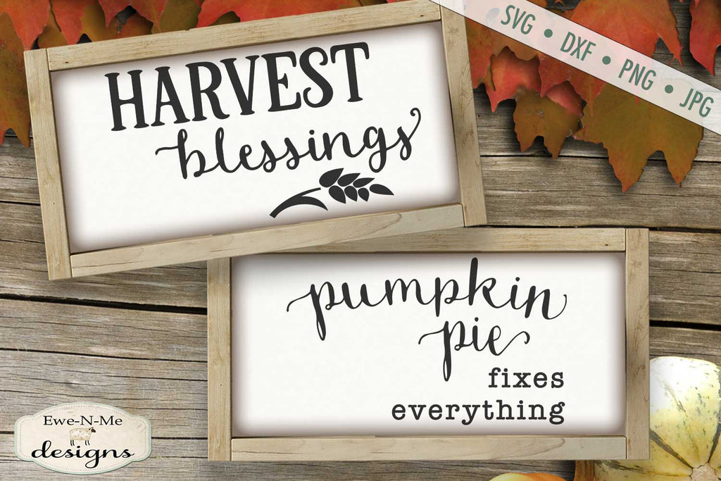 Fall Autumn SVG Bundle - Pumpkin - Leaves - Truck SVG - So Fontsy
