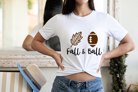 fall & Ball SVG,Fall svg,football svg - So Fontsy