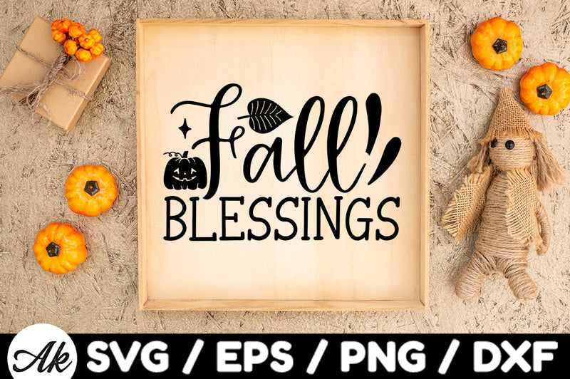 Fall blessings svg - So Fontsy