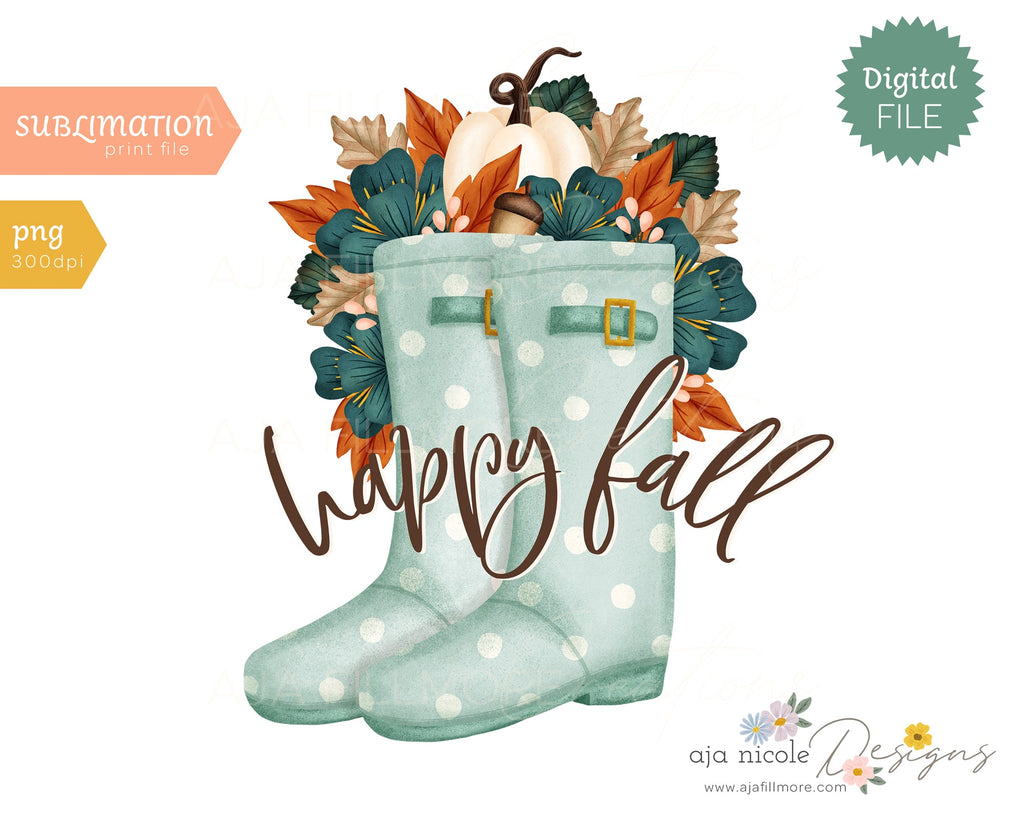 Fall Boots Sublimation - So Fontsy