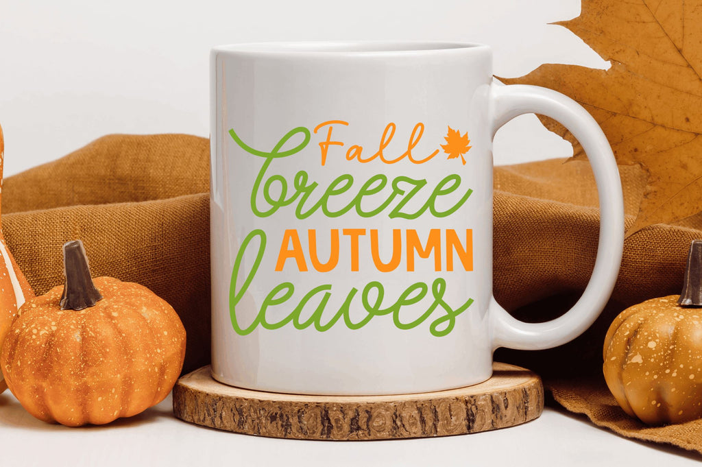 Fall breeze autumn leaves SVG - So Fontsy